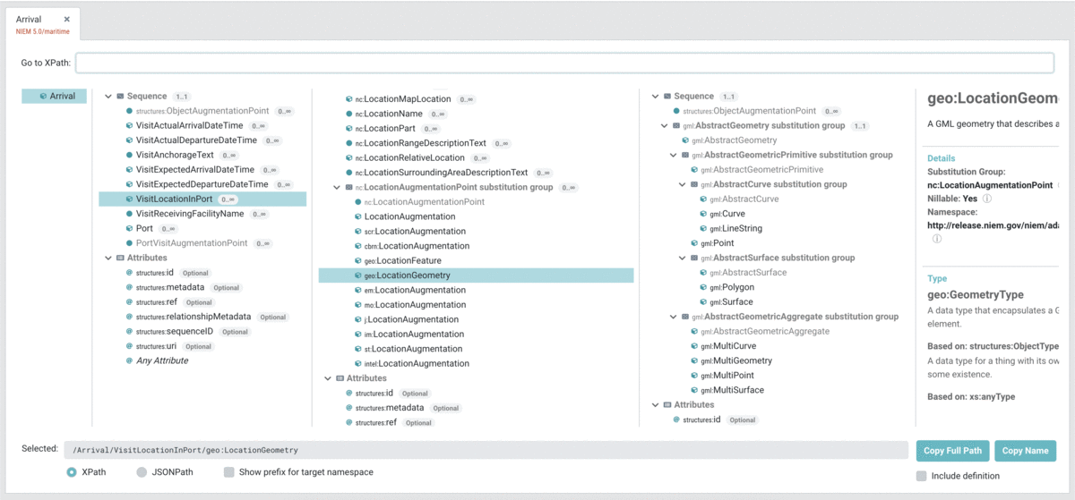 Grid-ML XML Schema Viewer